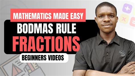How To Simplify Fractions Using Bodmas Youtube