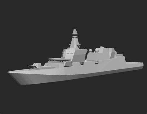 🪖 Fremm Evo Class Frigate・ Stl File For 3d Printing・cults