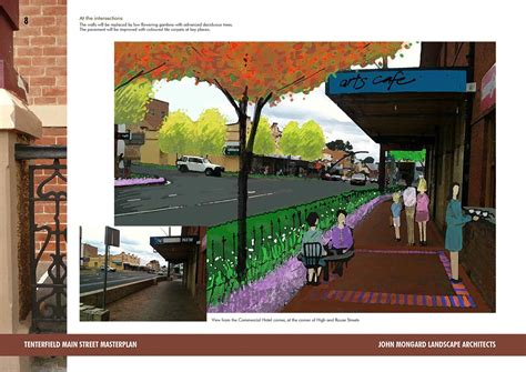 Tenterfield Town Centre John Mongard Landscape Architects