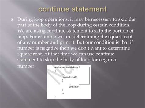 C Programming Decision Making Looping Ppt