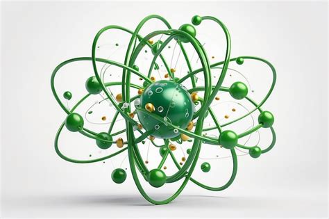 Premium Photo Electron Cloud Atom Model Structure Erwin Schrodinger
