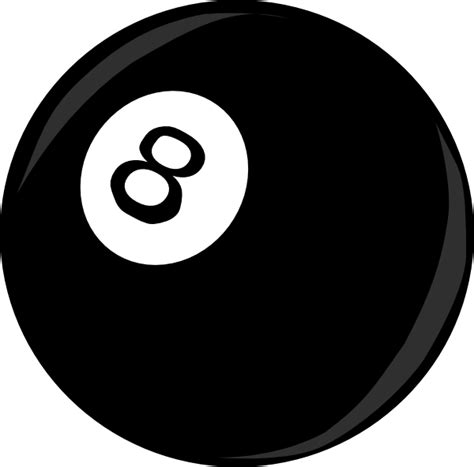 Simple 8 Ball Clip Art At Vector Clip Art Online Royalty Free And Public Domain