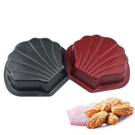 Custom Cookie Bread Baking Tray Kitchen Bakeware Corn Shell Shape Carbon Steel Non Stick Metal