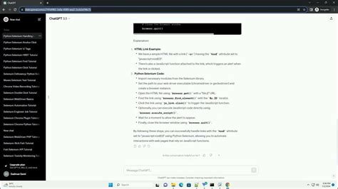 Python Selenium A Href Javascript Youtube