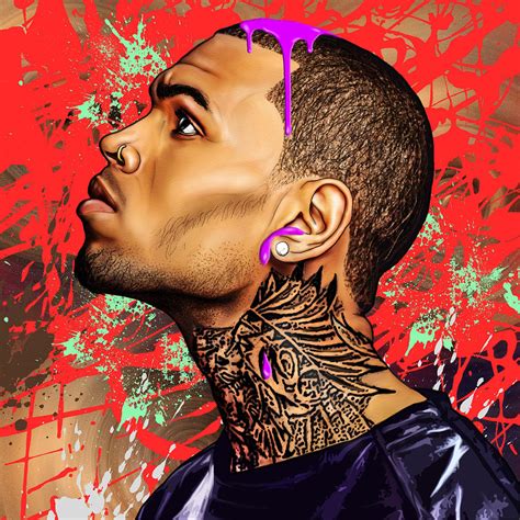 Chris Brown Abstract Painting By Lance Lucas Fine Art America