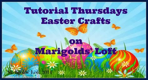 Easter Craft Challenge On Marigolds Loft March Crafts Crafts