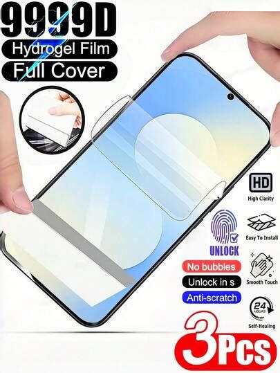 3pcsset Ultra Clear Screen Protector Film Compatible With Samsung