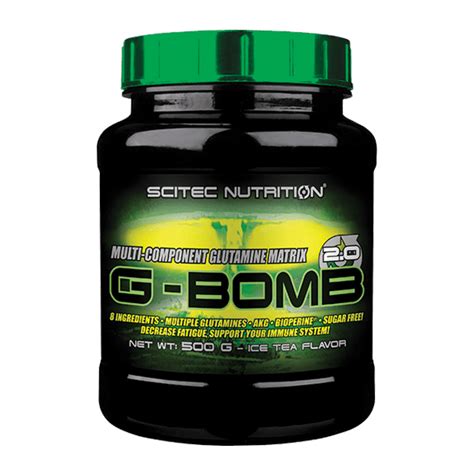 Scitec Nutrition G Bomb 20 308g Iced Tea Bodyshocker Retail