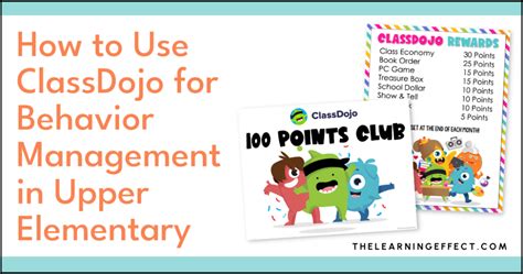 how to use classdojo for management in upper elementary