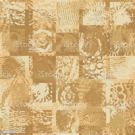 Abstact Seamless Pattern Background With Sea Stone Texture Stock