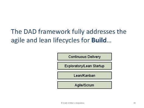 The Disciplined Agile Delivery The Foundation For Scaling