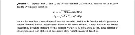 question 4 ﻿suppose that u1 ﻿and u2 ﻿are two