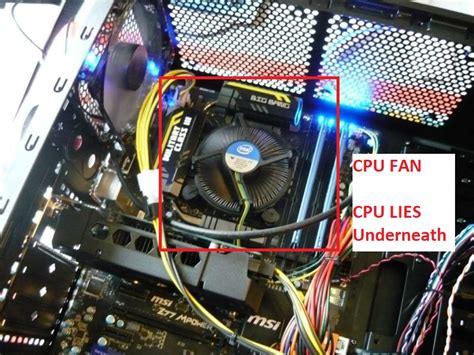 Where Is The Cpu Located In A Computer Pc Guide 101