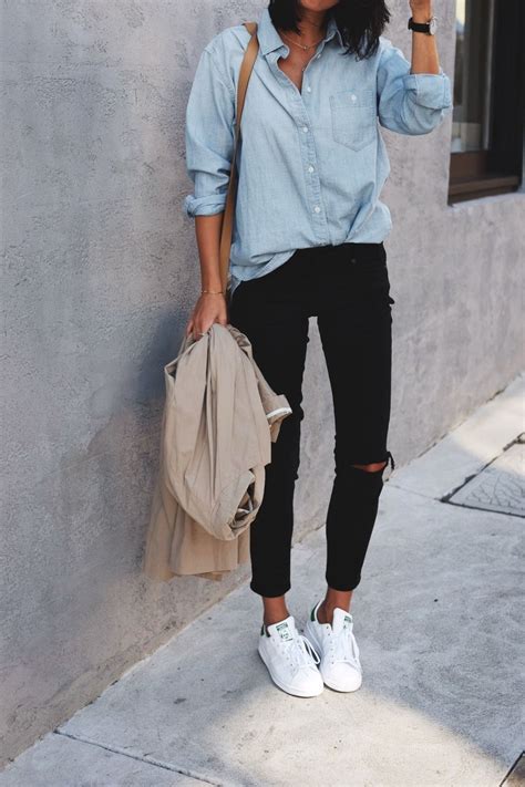 Outfits With White Adidas Shoes Prestastyle