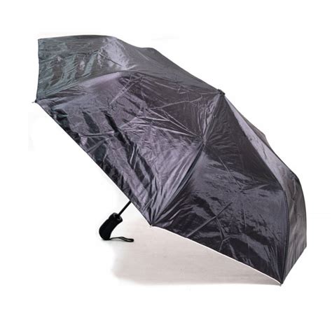 Paraguas Sombrilla Poprtátil Color Negro Retráctil Automático Doble
