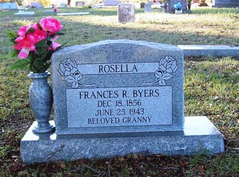 Frances Rosetta Wilson Byers 1856 1943 Find A Grave Memorial