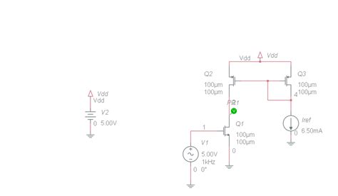 Common Source Amplifier With Complementary Load Multisim Live