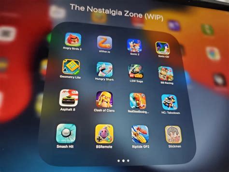 Working On A Nostalgia Zone That Includes A Bunch Of Mobile Games