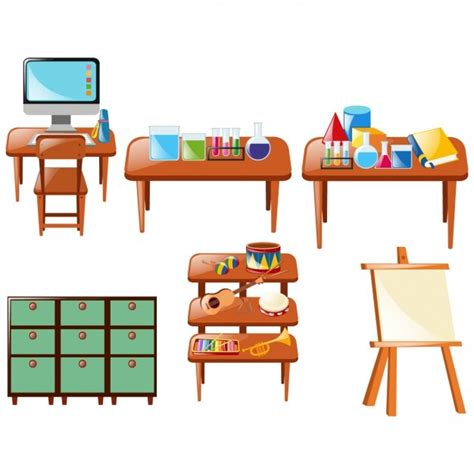 Free Vector School Elements Collection