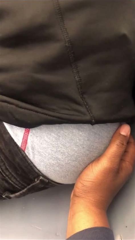 Grabbing Sleeping Sagging Soft Ass Cheeks On The Train Em