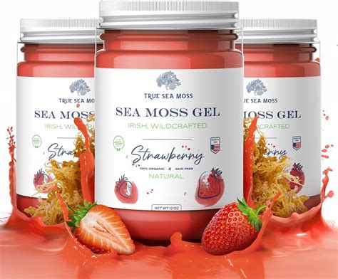 Trueseamoss Wildcrafted Irish Sea Moss Gel Nutritious