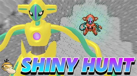 Live Shiny Hunting Deoxys In Pokemon Emerald Youtube
