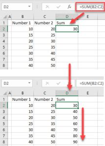 Apply Formula To Entire Column Copy Down Excel Google Sheets Automate Excel