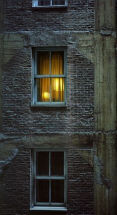 Looking Through Night Windows A Lamp Glows From Inside Pg3