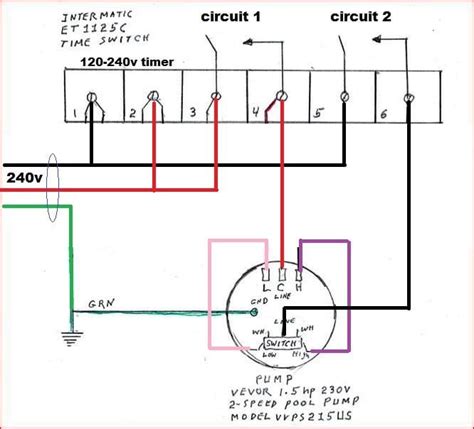 Connecting Intermatic Timer To Vevor 2 Speed Pump