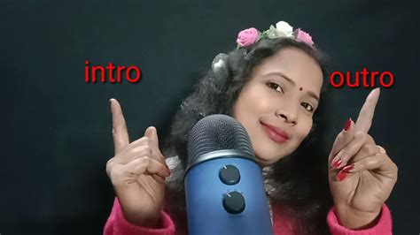 Asmr Repeating My Intro And Outro Youtube