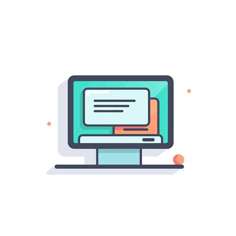 Premium Vector Vector Icon Of A Computer Laptop Flat Design