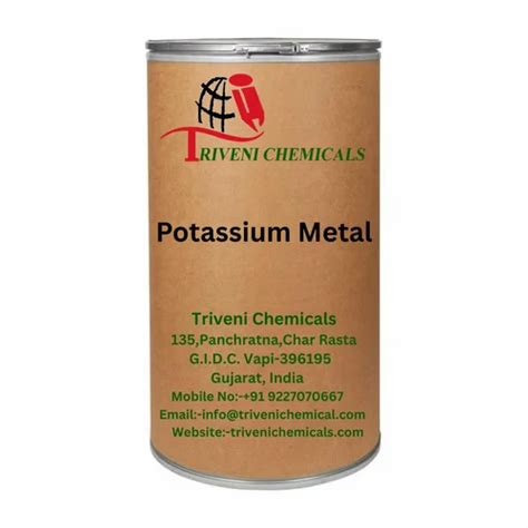 Potassium Metal Potassium At ₹ 16000kg New Items In Vapi Id