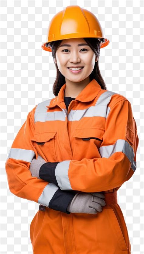 Female Construction Worker Portrait Hardhat Free Png Rawpixel