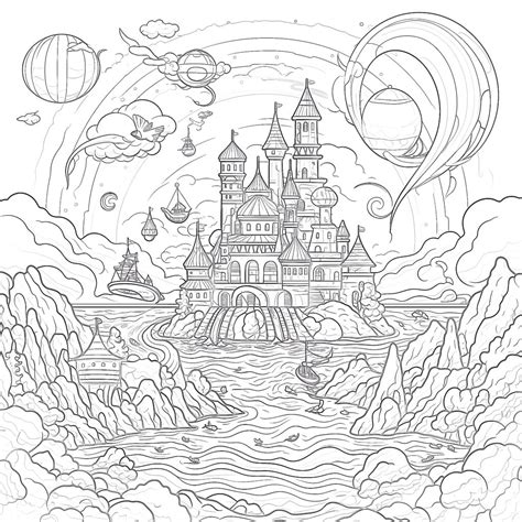 High Fantasy Coloring Book