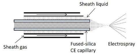Schematic Of The Coaxial Sheath Liquid Interface Download Scientific