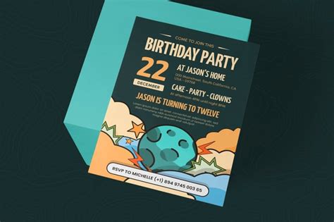 Spass Birthday Invitation Print Templates Ft Invitation And Card Envato