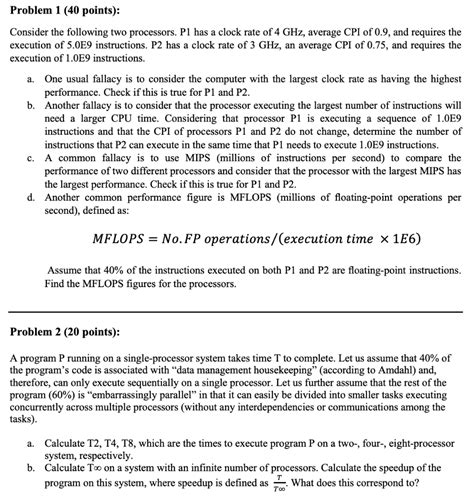 solved problem 1 40 points consider the following two