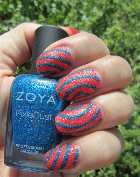 Zoya Pixie Dust Nail Art Inspired By Sincerely Stephnie