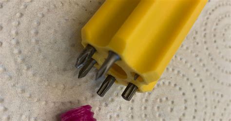 Screwdriver Precision Bits By C B Download Free Stl Model