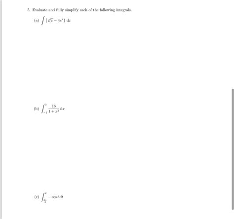 Solved Evaluate And Fully Simplify Each Of The Following Chegg