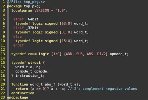 看一下systemverilog中package的使用方法与注意事项 电子发烧友网