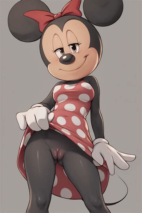 Rule 34 Ai Ai Generated Disney Female Gloves Minnie Mouse Partially