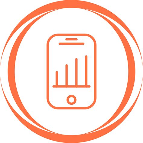 Mobile Analytics Vector Icon 28302138 Vector Art At Vecteezy