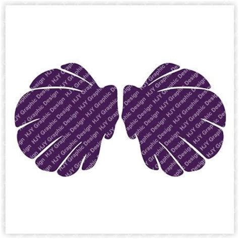 Shell Bra Svg Etsy
