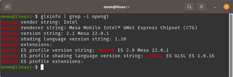 How To Check Opengl Version Ubuntu Linux Chippiko
