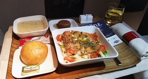 Delta Airlines First Class Food