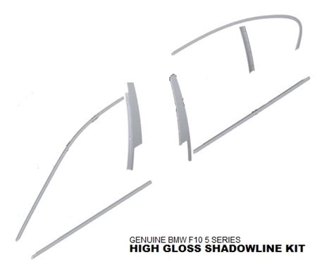 Genuine Bmw Pkf10shadow F10 5 Series High Gloss Shadowline Exterior