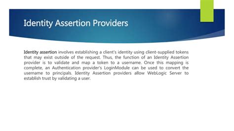 Understanding Security For Oracle Weblogic Server Ppt