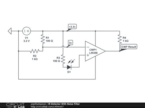 IR Detector With Noise Filter CircuitLab