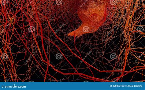 Human Arterial And Venous Circulatory System Vains And Arteries Growth